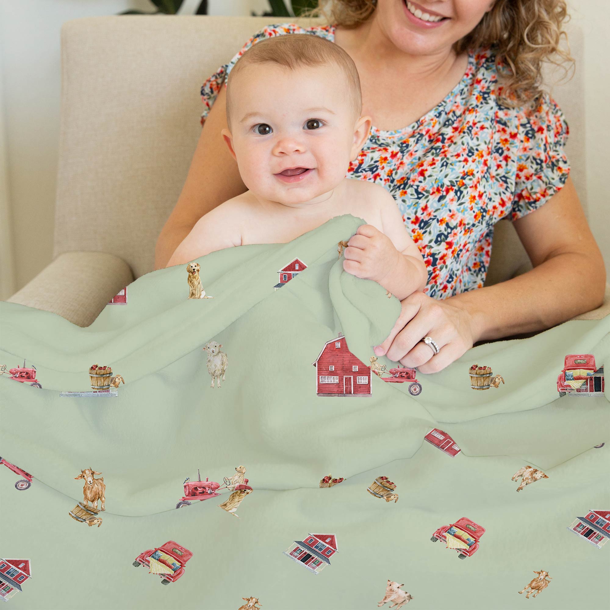 Classic Red Farm Art - Emily Duvall